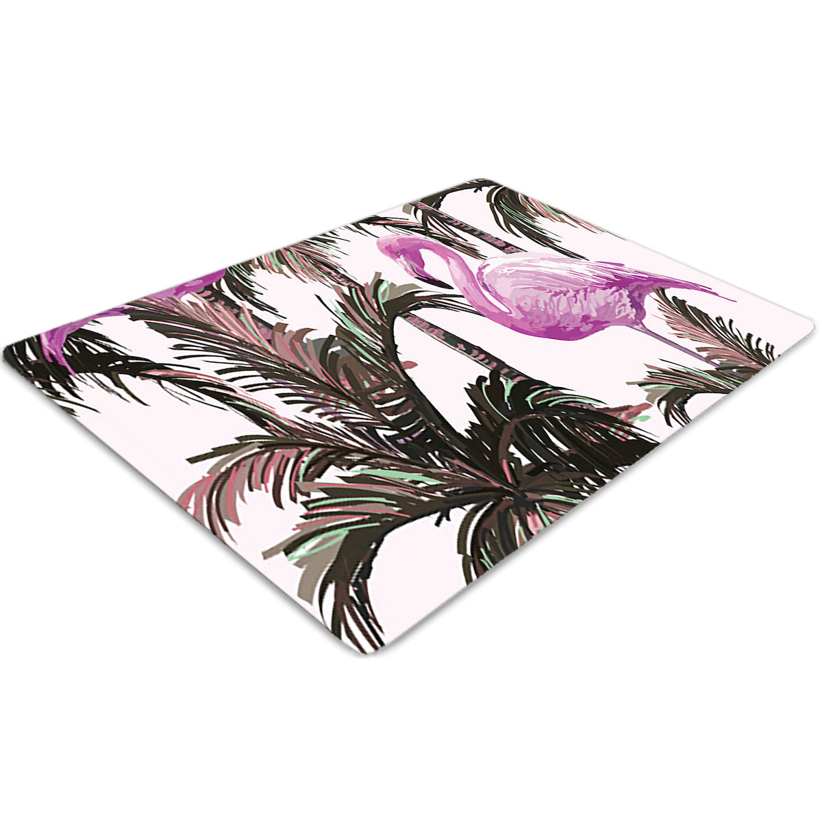 Pat De Protecție Pentru Birou Model Artistic Flamingo În Palmieri ...