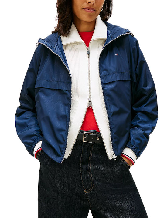 Γυναικεία Μπουφάν Tommy Hilfiger Μπλε | Skroutz.gr