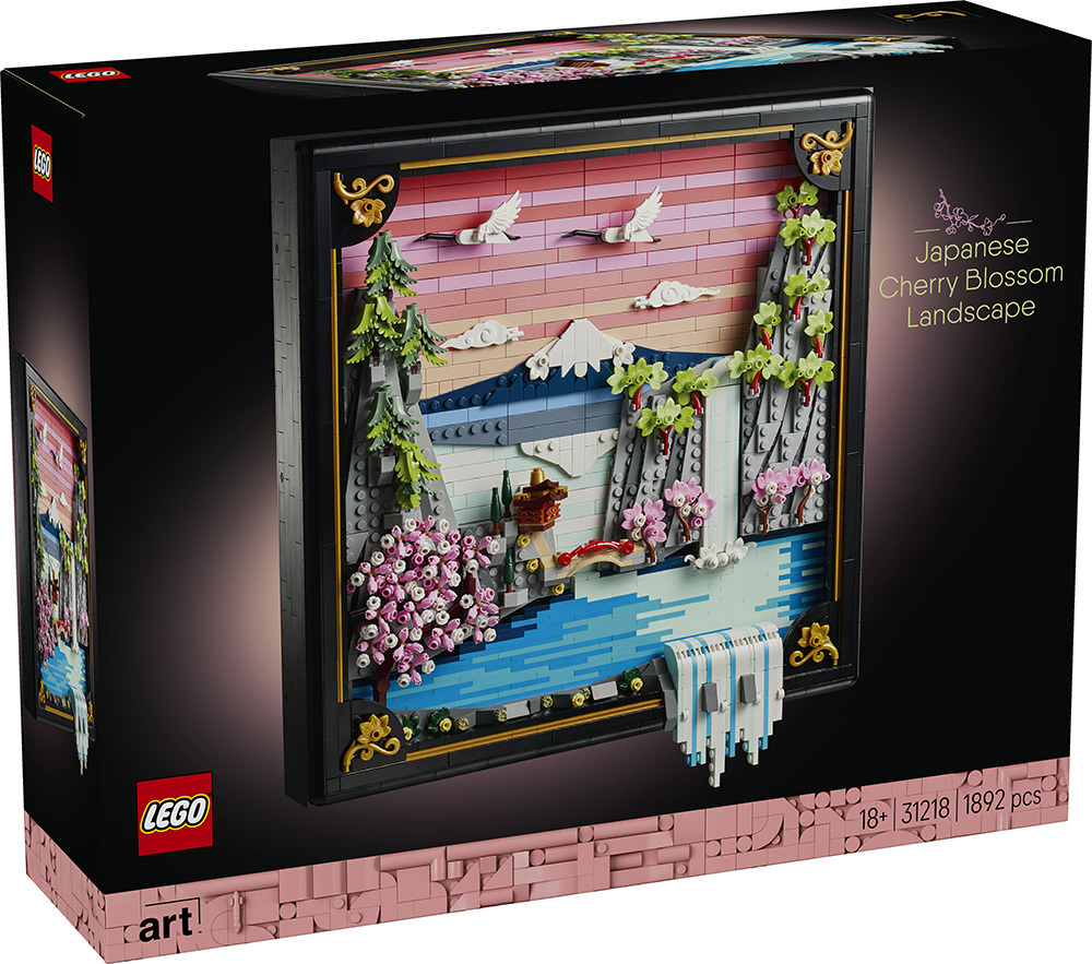 LEGO Art Japanese Cherry Blossom Landscape για 18+ ετών Ετών 1892τμχ ...