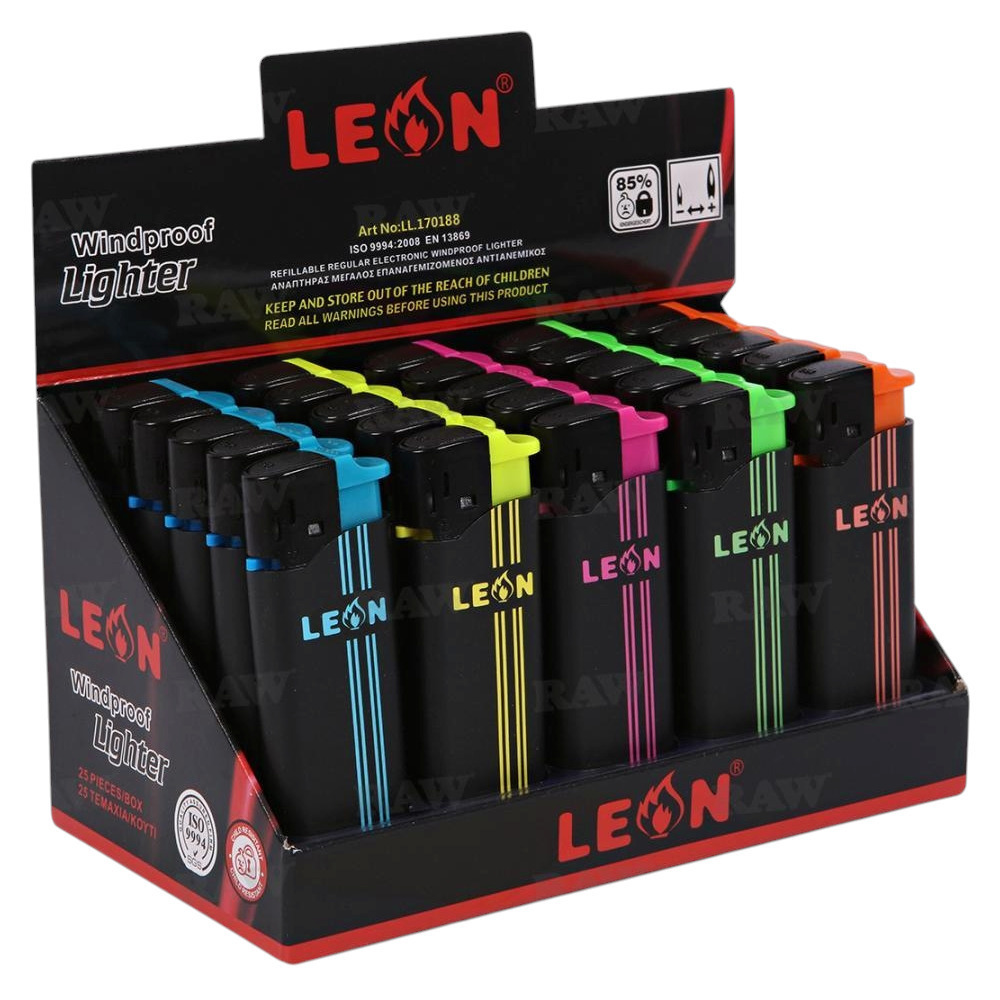 Leonflame Αντιανεμικός Φλόγας Αναπτήρας Blacklight 25τμχ | Skroutz.gr