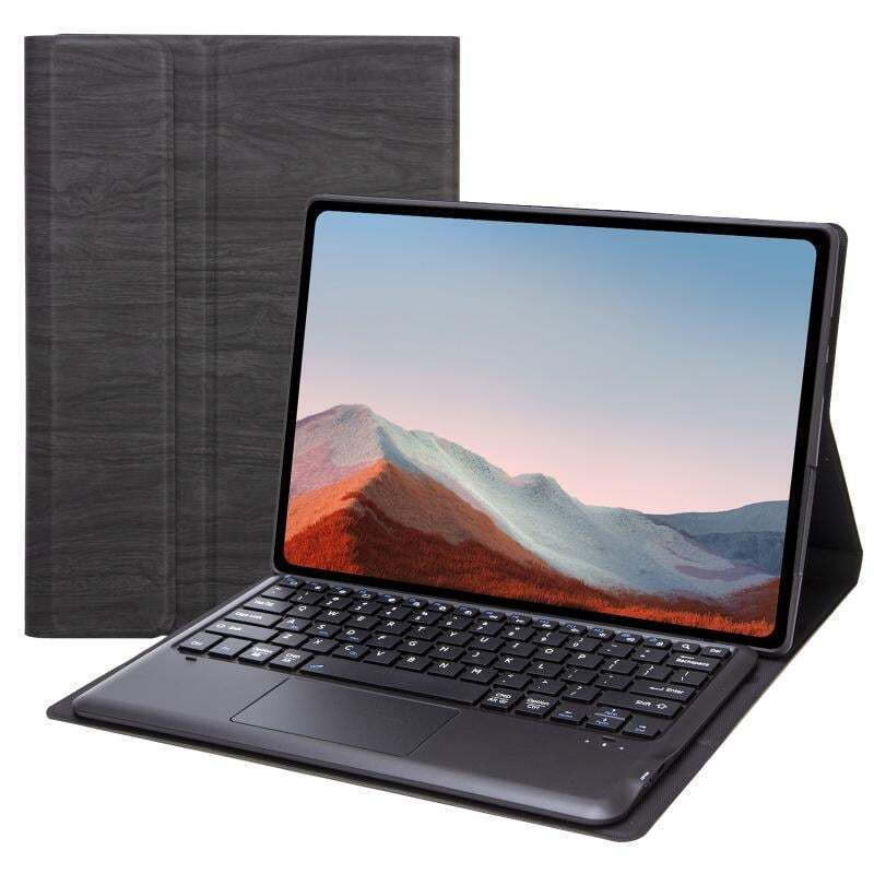 Flip Cover Δερμάτινη με Πληκτρολόγιο Μαύρη (Microsoft Surface Pro 4, 5 ...
