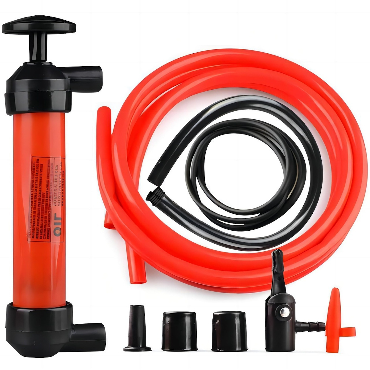 Manual Air Liquid Transfer Pump 2 Hoses 130cm Included Adapters ...