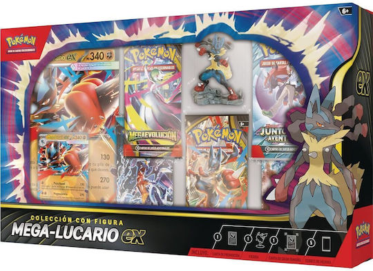 Pokemon Mega Lucario Ex Blister Set Collectible Deck 196214117020L ...