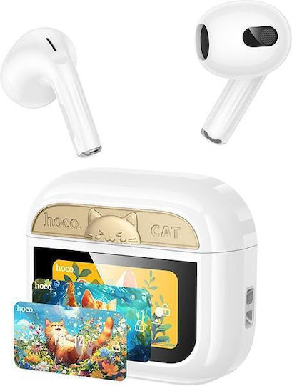 Hoco EW87 Earbud Bluetooth Handsfree Ακουστικά με Θήκη Φόρτισης Λευκά ...