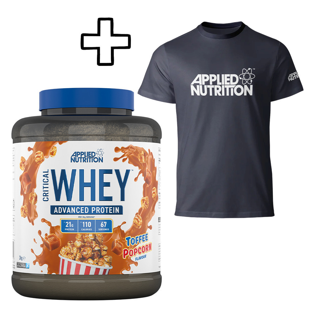 Applied Nutrition Critical Whey 2000g Frappuccino & Applied Nutrition T ...