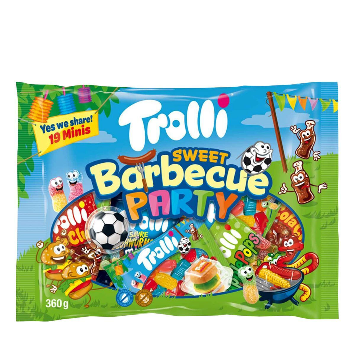 Πολυσυσκευασία Ζελεδάκια Trolli Sweet Barbecue Party Limited Edition ...