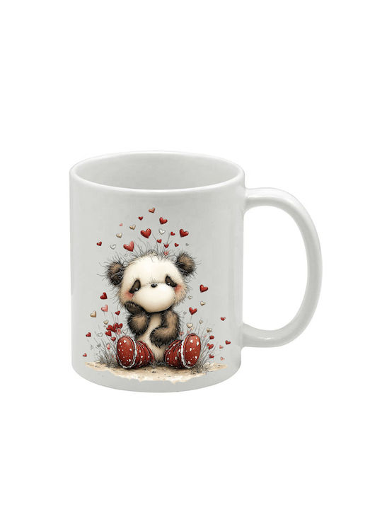 Λευκή Κούπα Αγίου Βαλεντίνου Cute Animal | Skroutz.gr