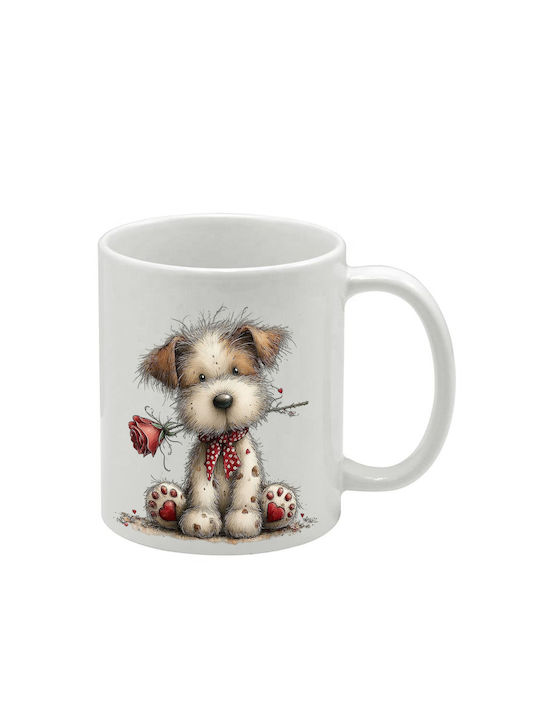 Λευκή Κούπα Αγίου Βαλεντίνου Cute Animal | Skroutz.gr