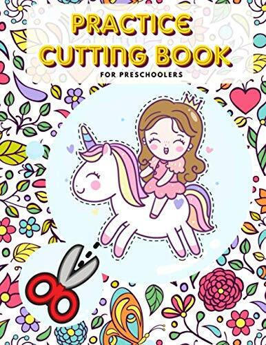 Book Awesome Unicorn Animals Lines Shapes Practice Cutting Book for ...